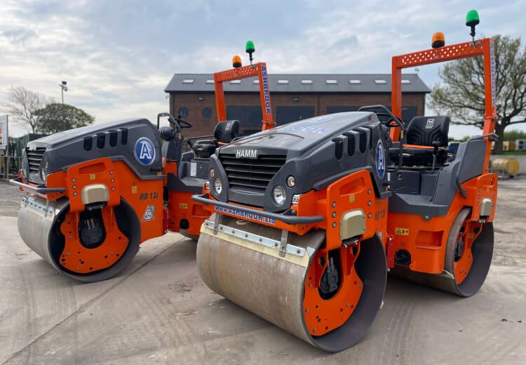Hire a 4t compaction roller - the HAMM HD13iVV | ASHBROOK